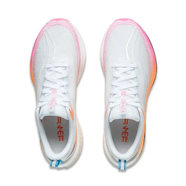 LI-NING Rouge Rabbit Pro Sneakers - White/pink/orange