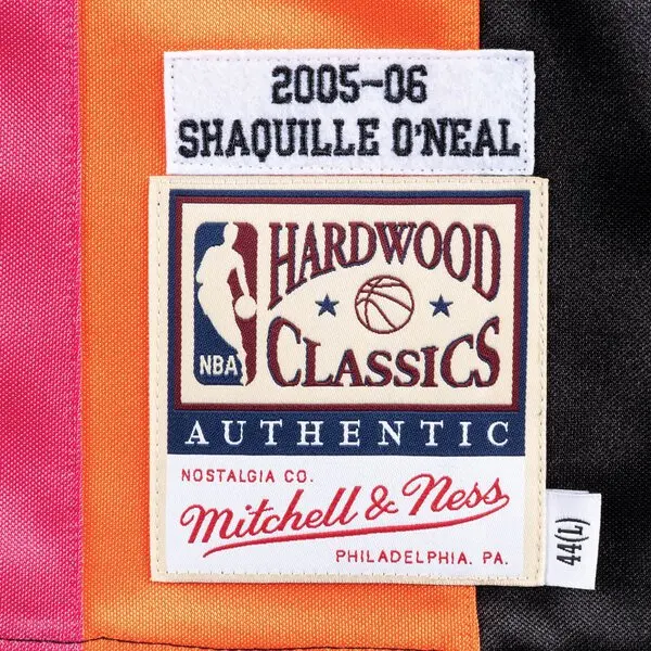 Mitchell & Ness Shaquille O'neal Miami Heat 2005-06 Nba Jersey - Black