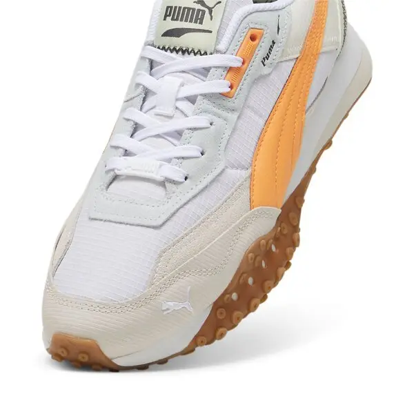 PUMA Blacktop Rider Sneakers - White/clementine