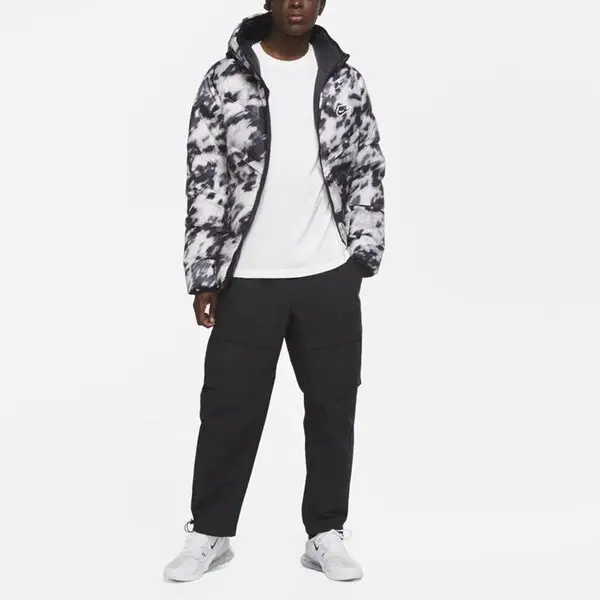 Nike Down-fill Windrunner Shield Sports Stay Warm Hooded Jacket Down Jacket
