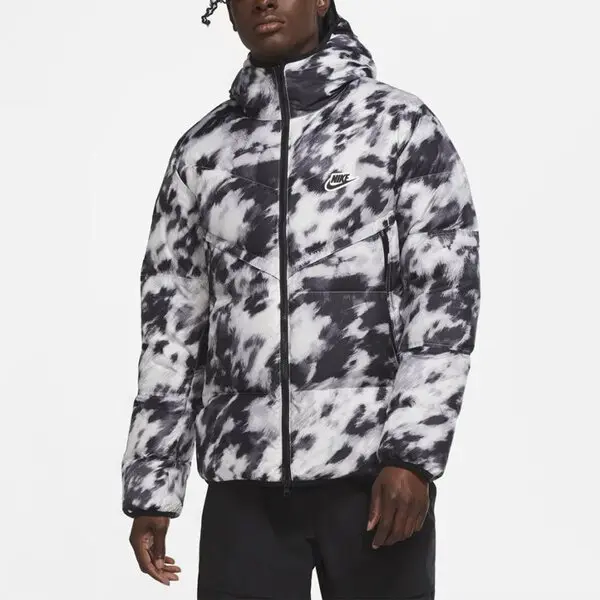 Nike Down-fill Windrunner Shield Sports Stay Warm Hooded Jacket Down Jacket