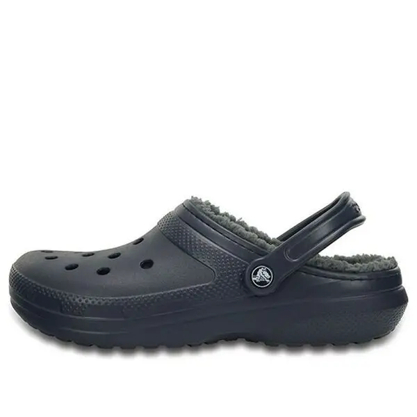 CROCS Classic Lined Clogs - Dark Blue/gray