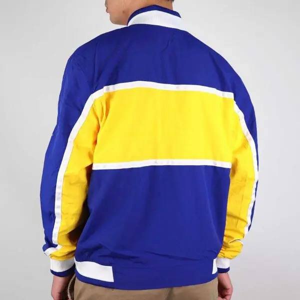 Nike Golden State Warriors Colorblock Bomber Jacket