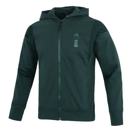 Adidas Hooded Knit Zip-up Jacket - Default Colorway