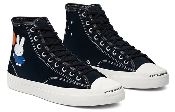 CONVERSE Pop Trading Company X Jack Purcell Pro High 'miffy - Black