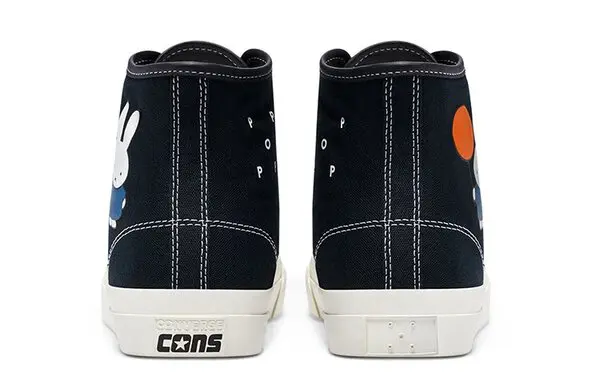 CONVERSE Pop Trading Company X Jack Purcell Pro High 'miffy - Black