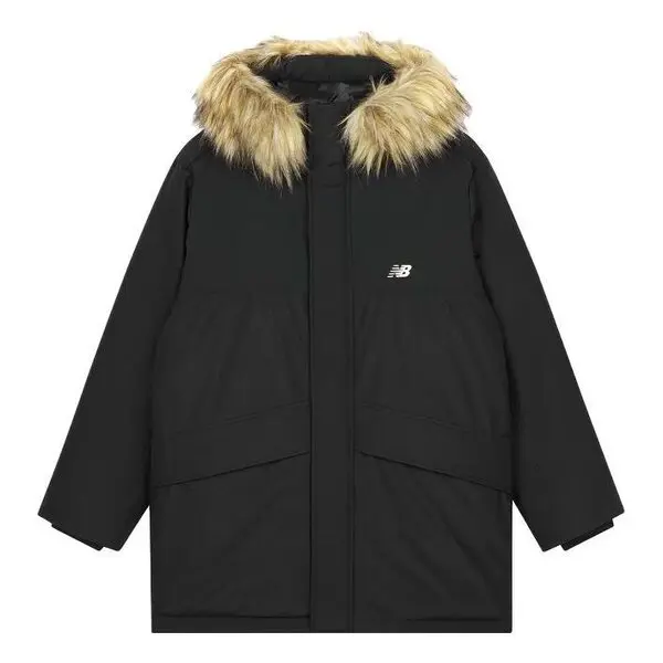NEW BALANCE Long Parka Jacket - Black