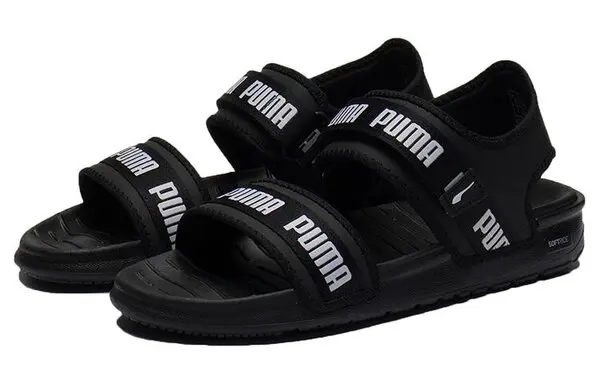 PUMA Softride Slide "wordmark - Black