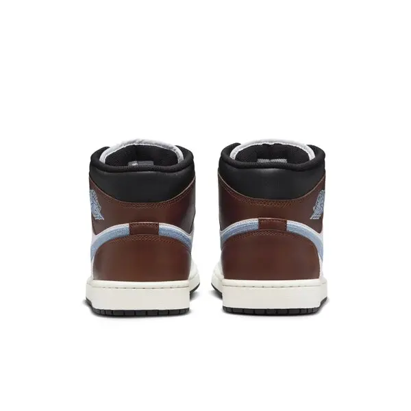 JORDAN 1 Mid Se Sneakers - White/blue Grey/black