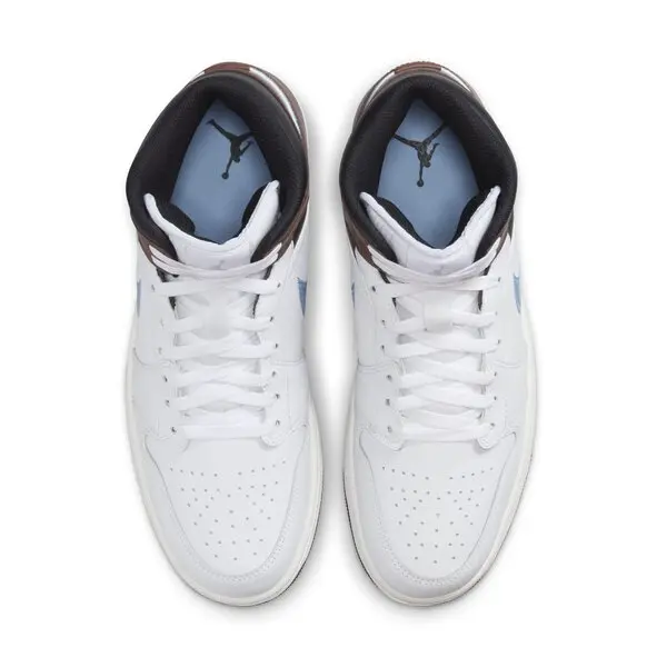 JORDAN 1 Mid Se Sneakers - White/blue Grey/black
