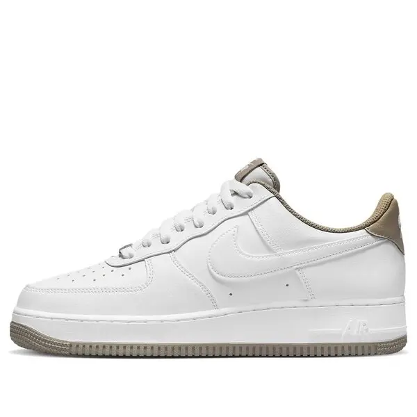 Nike Force 1 '07 Lv8 Low Top Sneakers - White/brown