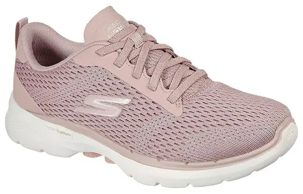 Sketchers Go Walk 6 Athletic Sneakers - Pink