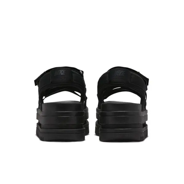 Nike Icon Classic Platform Sandals - Black/black/black