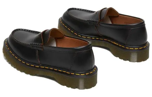 Dr. Martens Penton Bex Loafers With Yellow Stitch Detail