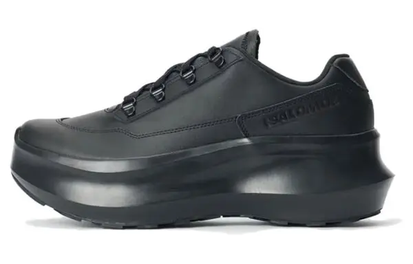 SALOMON Comme Des Garons Sr811 Leather Platform Sneakers