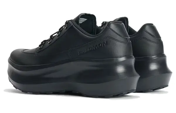 SALOMON Comme Des Garons Sr811 Leather Platform Sneakers