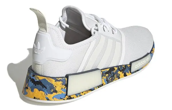 Adidas Nmd_r1 Sneakers With Graphic Print - Cloud White/off White