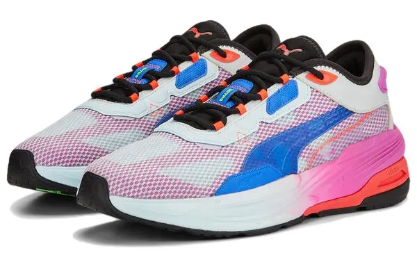 PUMA Extent Nitro Low Top Sneakers - Pink/blue