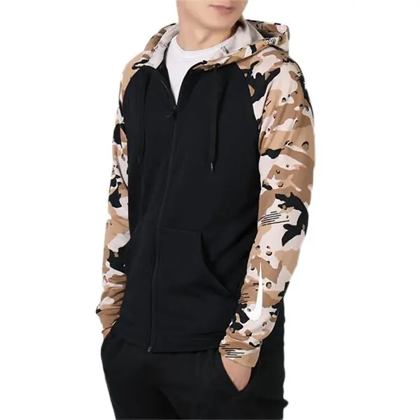 Nike Camouflage Splicing Hooded Jacket