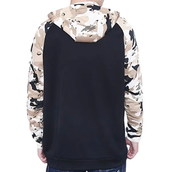 Nike Camouflage Splicing Hooded Jacket