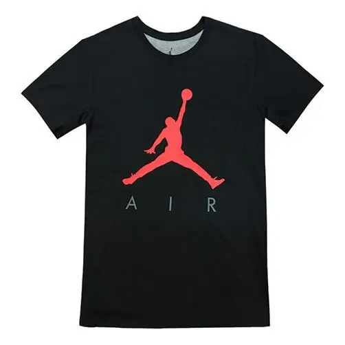 JORDAN Jumpman Logo Sports Tee - Black/red