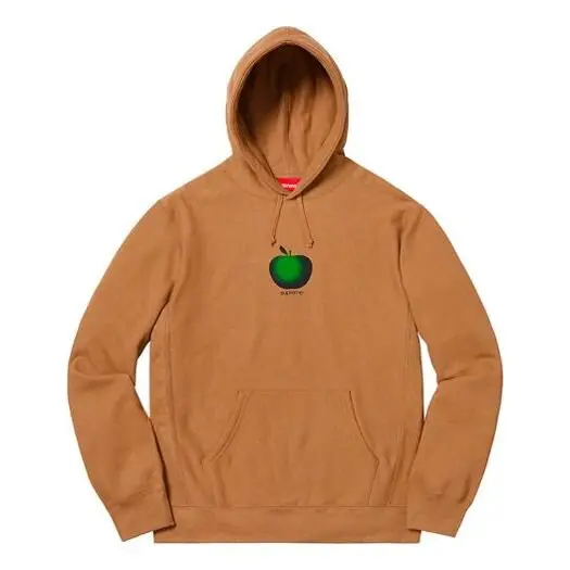 Supreme Apple Hooded Sweatshirt - Brown