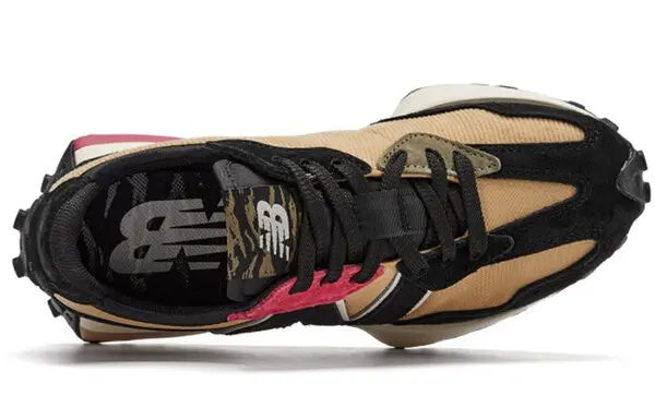 NEW BALANCE 327 Retro Casual Sneakers - Khaki/black