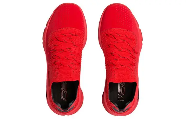 Under Armour Curry 4 Low Top Sneakers - Red