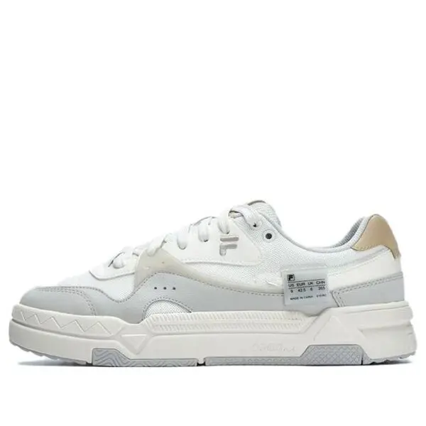 FILA FUSION Classic Skate Shoes - White/grey