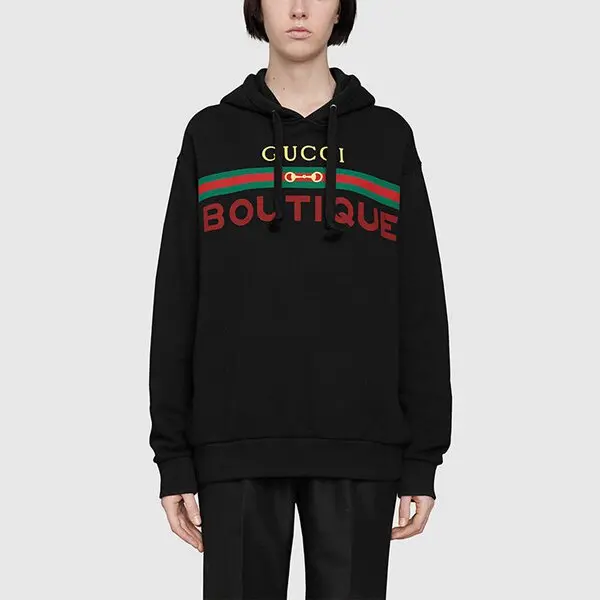 Gucci Boutique Printed Hoodie