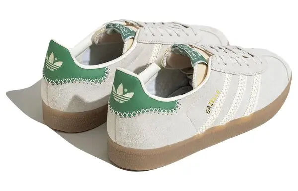 Adidas Gazelle Sneakers - Beige/green