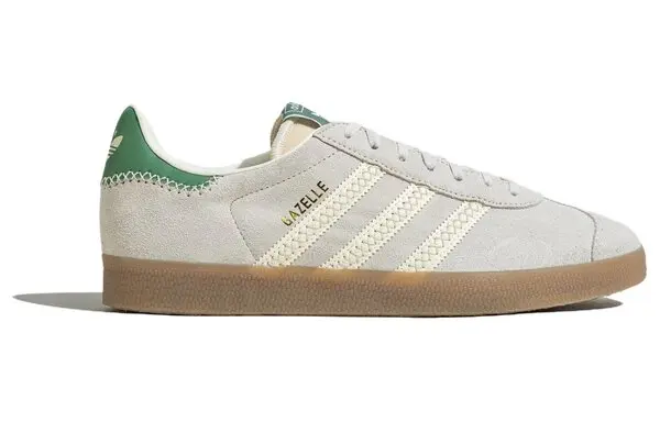Adidas Gazelle Sneakers - Beige/green
