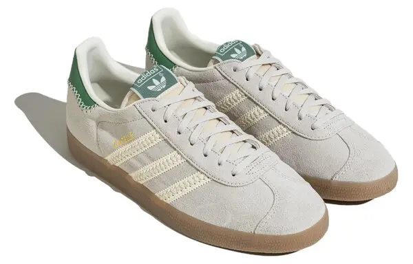 Adidas Gazelle Sneakers - Beige/green