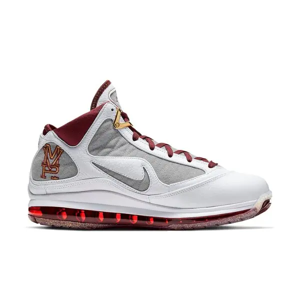 Nike Lebron Qs Mvp High Top Sneakers - White/red