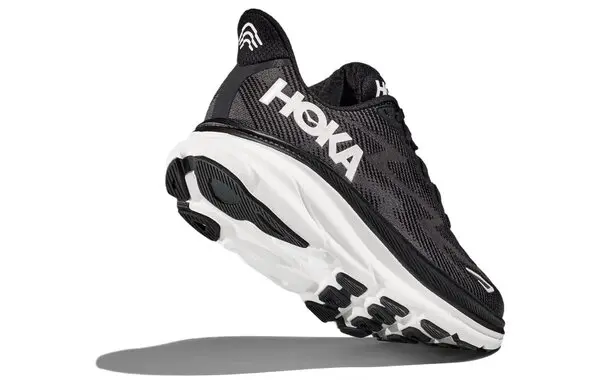 Hoka One One Clifton 9 Wide Sneakers - Black/white