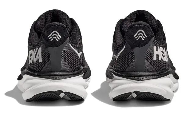 Hoka One One Clifton 9 Wide Sneakers - Black/white
