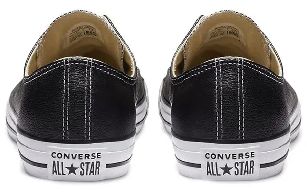 CONVERSE Chuck Taylor All Star Leather Ox Sneakers - Black