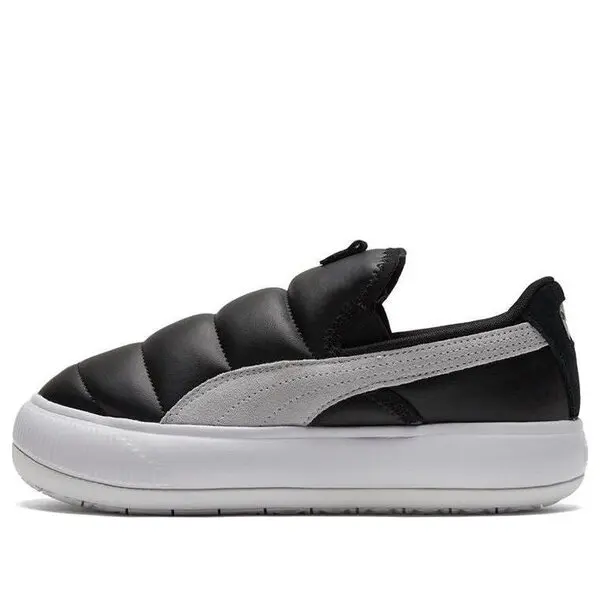 PUMA Suede Mayu Slip-on Shoes - Black/white