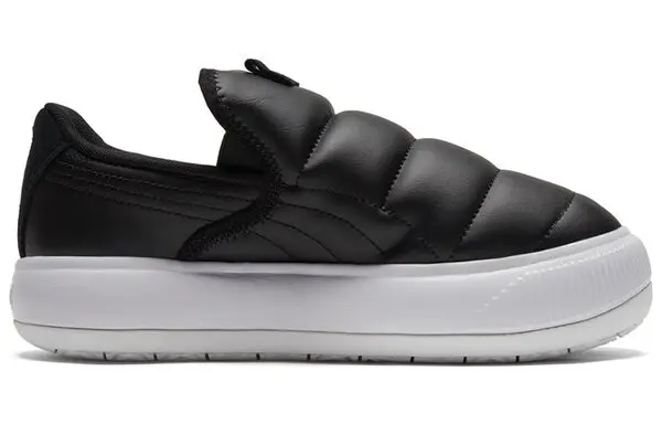 PUMA Suede Mayu Slip-on Shoes - Black/white