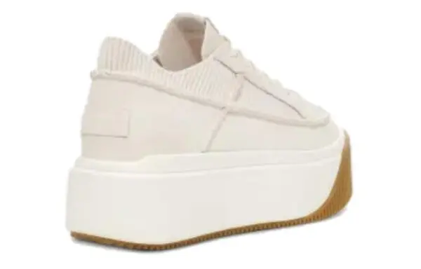 UGG Ez-duzzit Lace Platform Sneakers - White