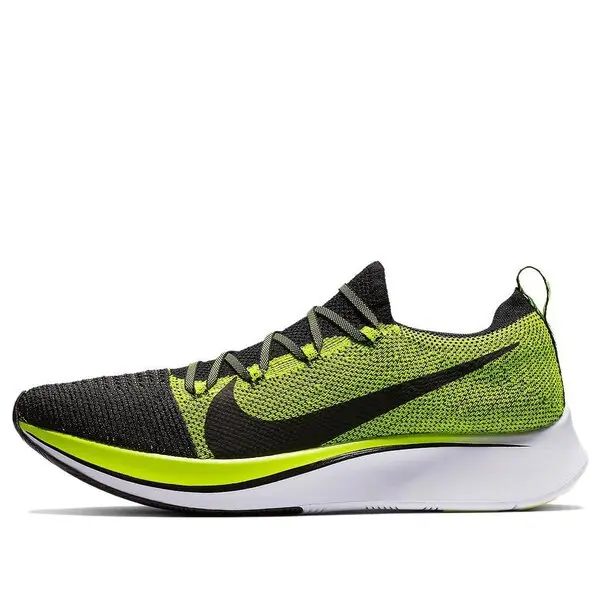 Nike Zoom Fly Flyknit Running Shoes - Black/volt/white