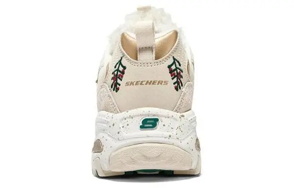 Sketchers D'lites Christmas Sneakers - Beige/brown