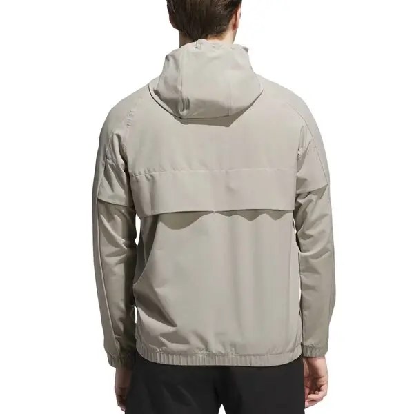 Adidas Go-to Full-zip Hooded Windbreaker - Putty Beige