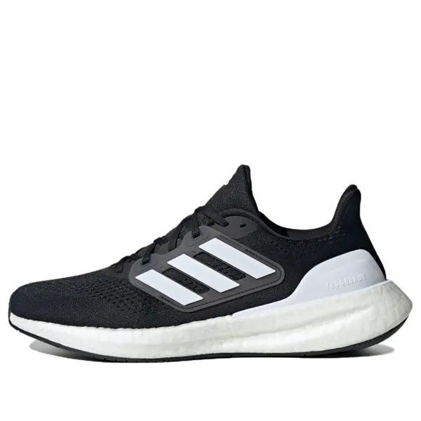 Adidas Pureboost 23 Wide Running Shoes - Core Black/cloud White/carbon