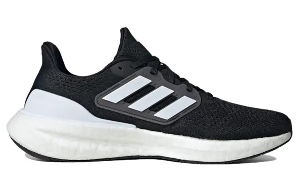 Adidas Pureboost 23 Wide Running Shoes - Core Black/cloud White/carbon