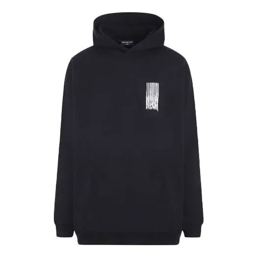 Balenciaga Barcode Cotton Hoodie