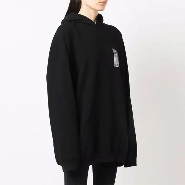 Balenciaga Barcode Cotton Hoodie