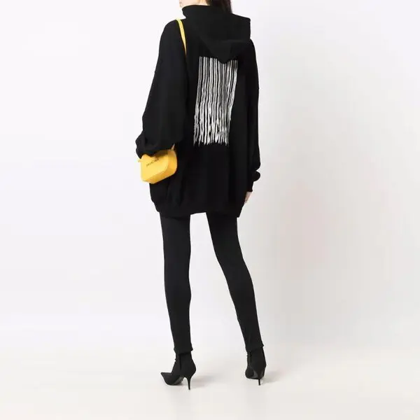 Balenciaga Barcode Cotton Hoodie