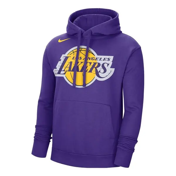 Nike X Nba Los Angeles Lakers Fleece Hoodie - Purple