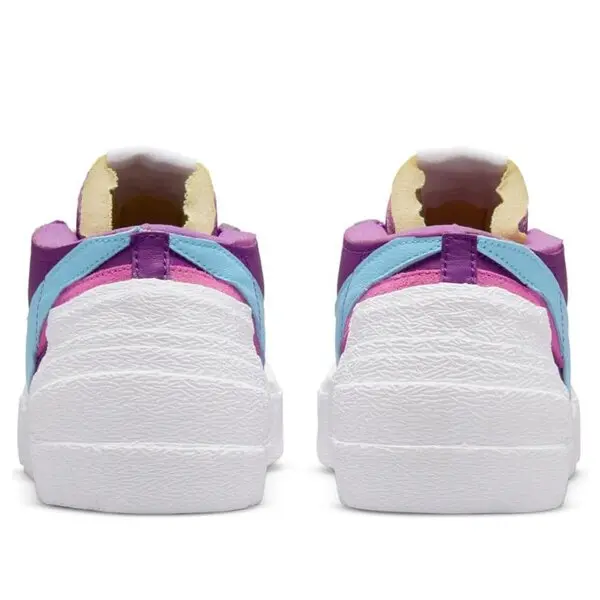 Nike X Sacai X Kaws Blazer Low "purple Dusk" Sneakers - Purple/blue